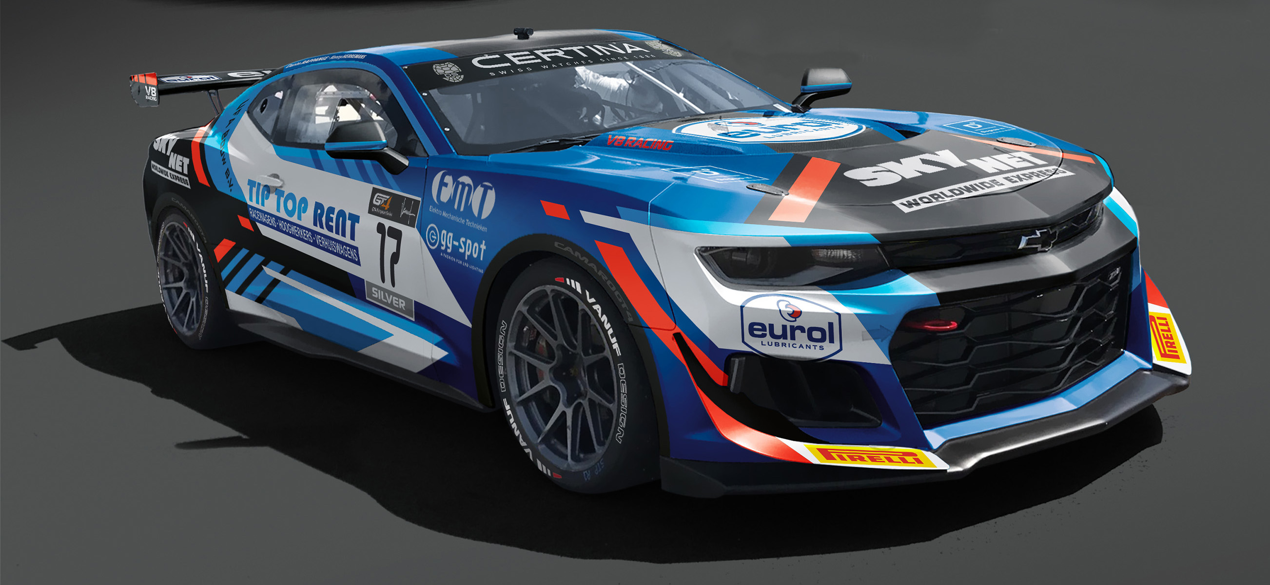 V8 Racing’s mighty Camaro returns with Rappange and Herremans | GT4 ...