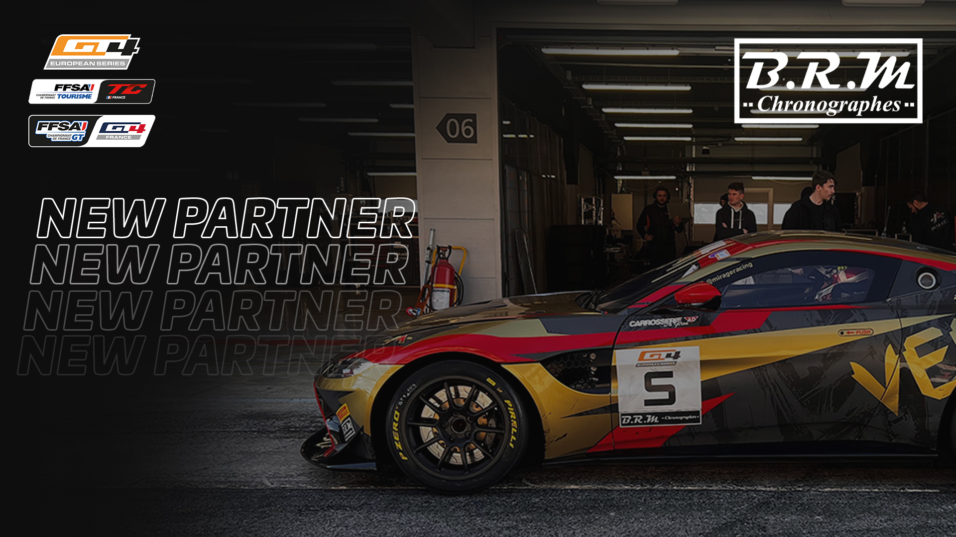 New official timekeeper: B.R.M Chronographes | GT4 European Series