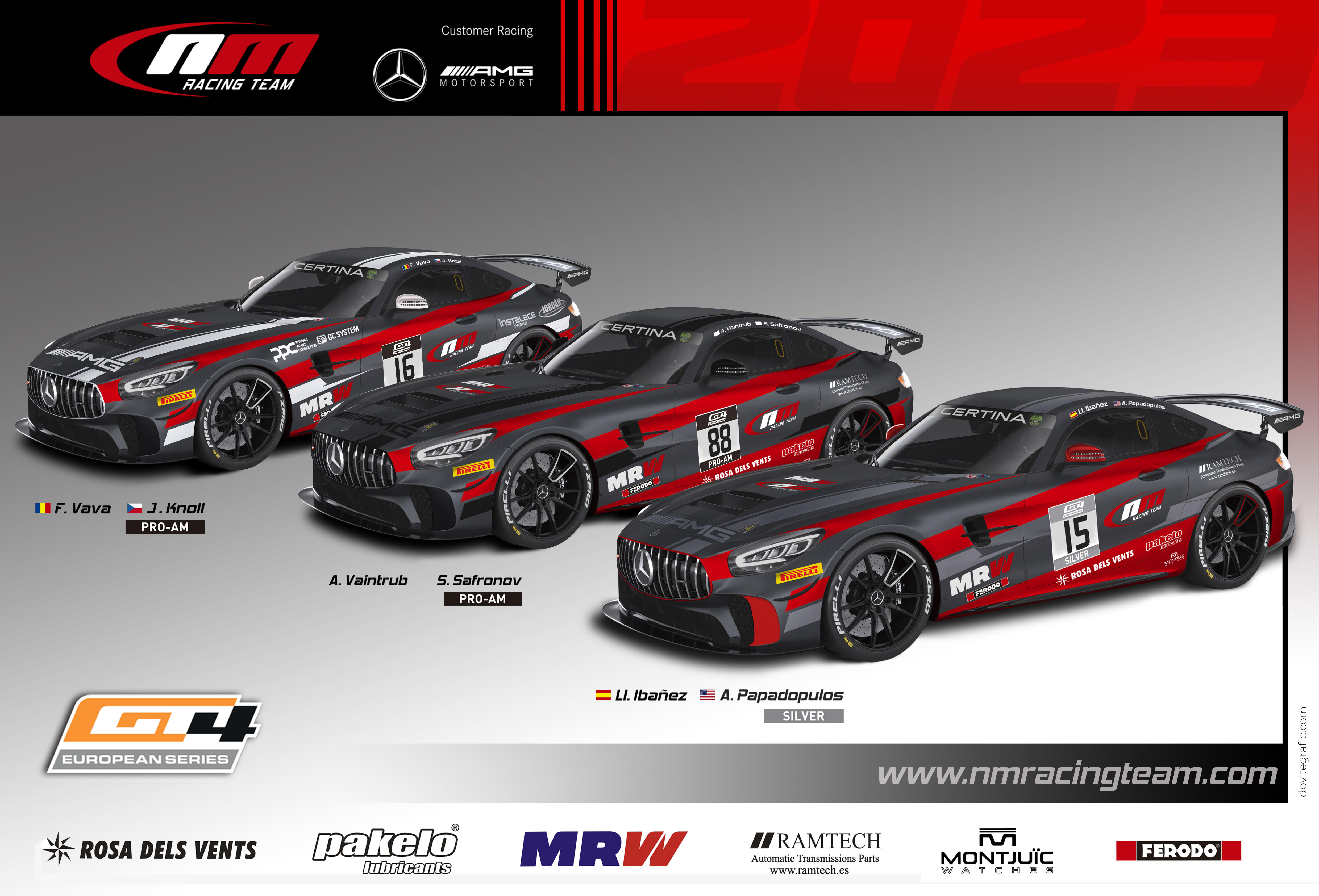 NM Racing Team returns with triple Mercedes-AMG line-up! | GT4 European ...